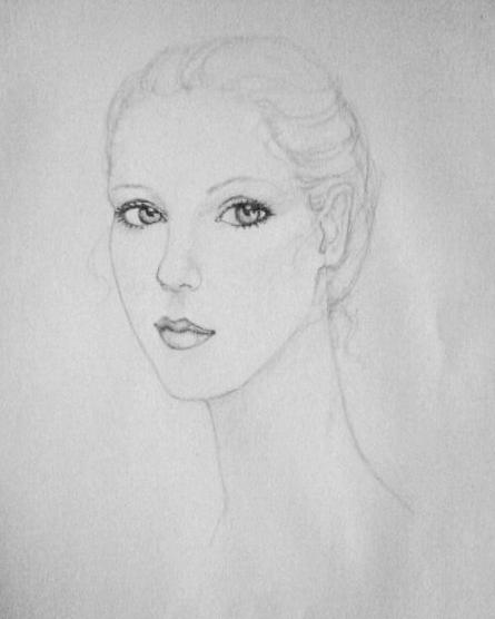 Allesandra Drawing by David Ingham - Pixels