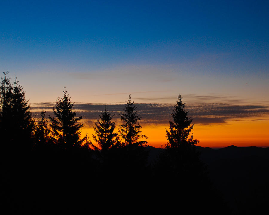 Alpine Sunset Photograph by David Waldo - Fine Art America