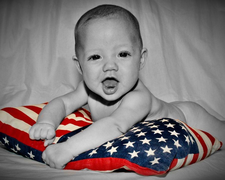 American Baby Photograph by Love Photography By Mandy - Pixels