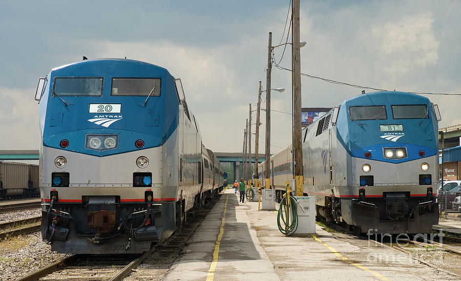 Amtrak Meet Photograph by Tim Mulina - Pixels