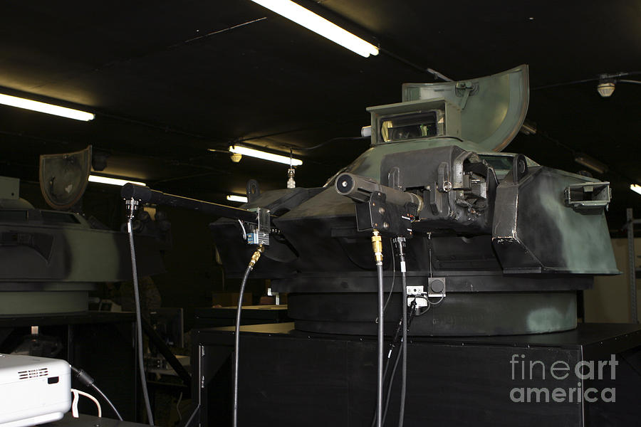 An Amphibious Assault Vehicle Turret Photograph by Stocktrek Images ...