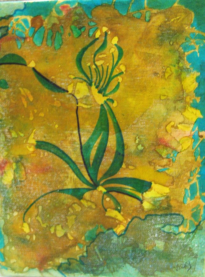 Ancient Flora Painting by Vicky Shaffer White - Pixels