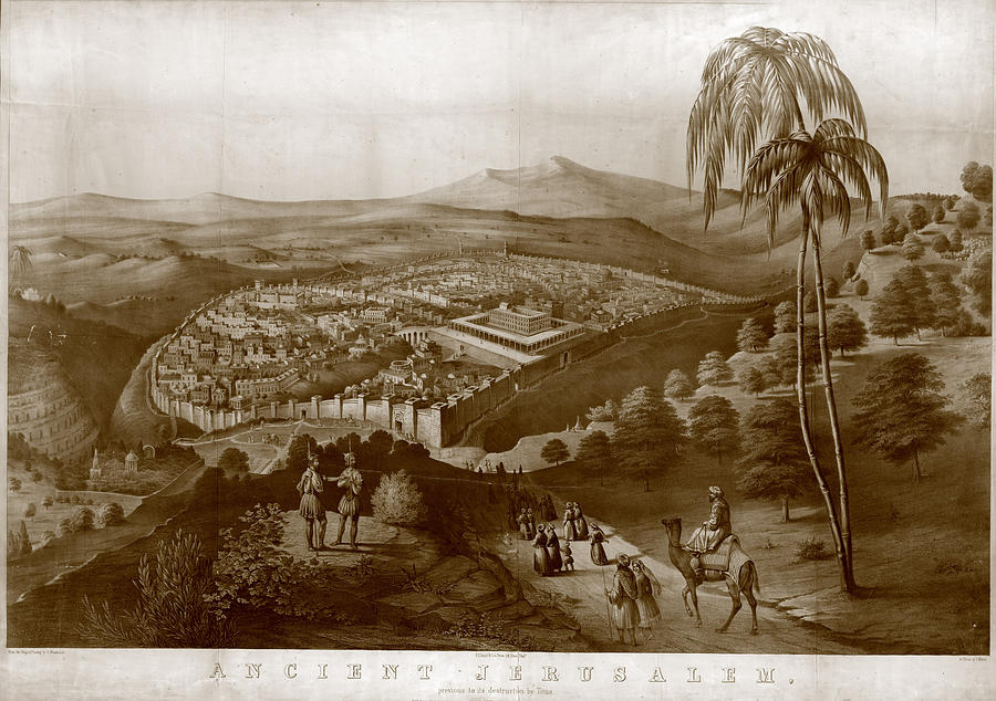 Ancient Jerusalem, Before Destruction Photograph by Everett
