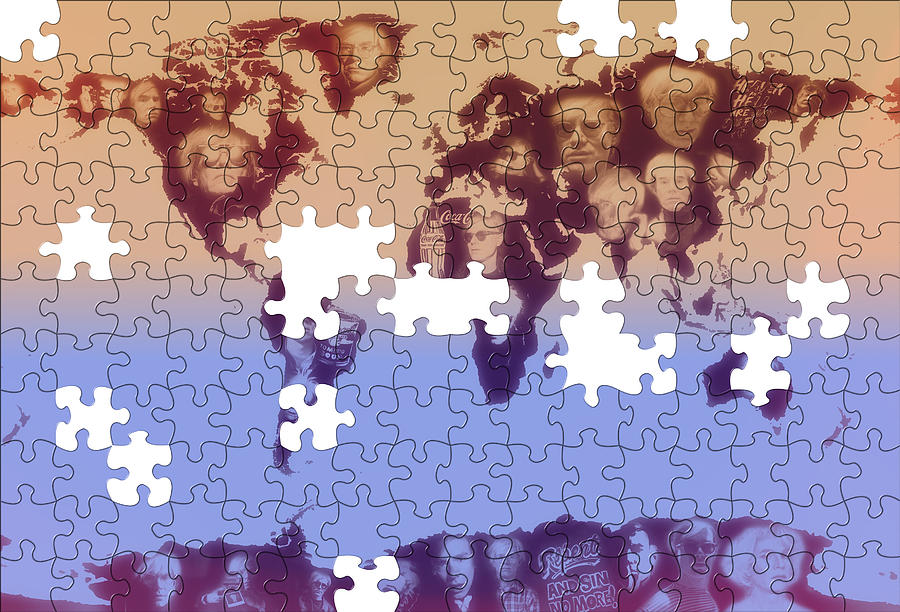 Andy Warhol Puzzle map Photograph by Stephen Walker | Pixels