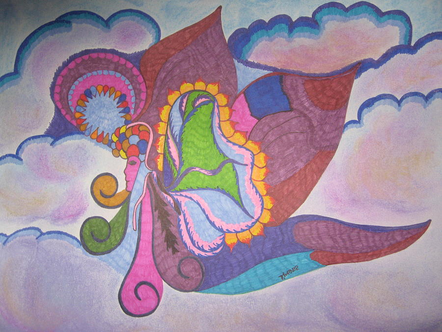 Angel On Assignment Drawing by Terri Warner - Fine Art America