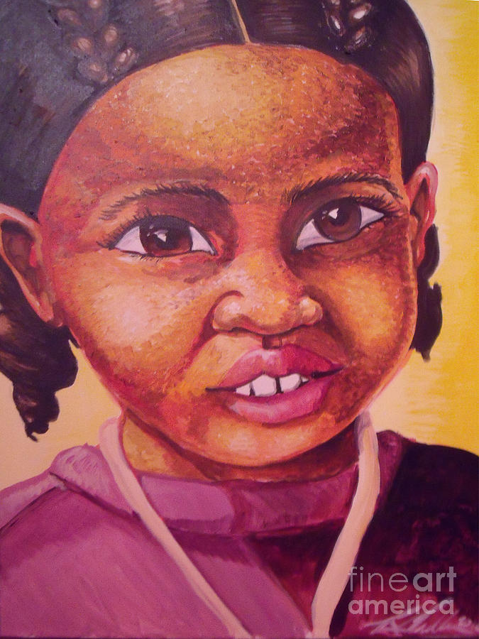 Angelique Painting by Reshada Pullen - Fine Art America
