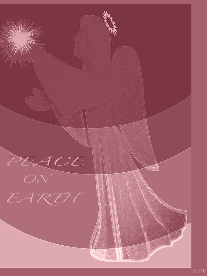 Angle Peace Card Mixed Media by Debra Vatalaro | Fine Art America
