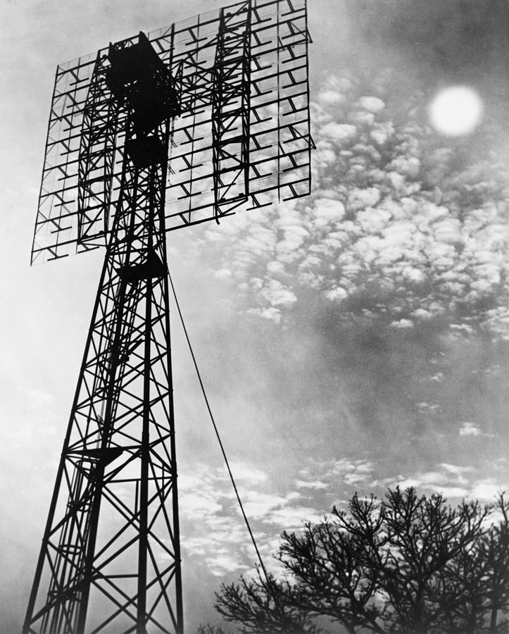 Antenna Tower From Which The First by Everett