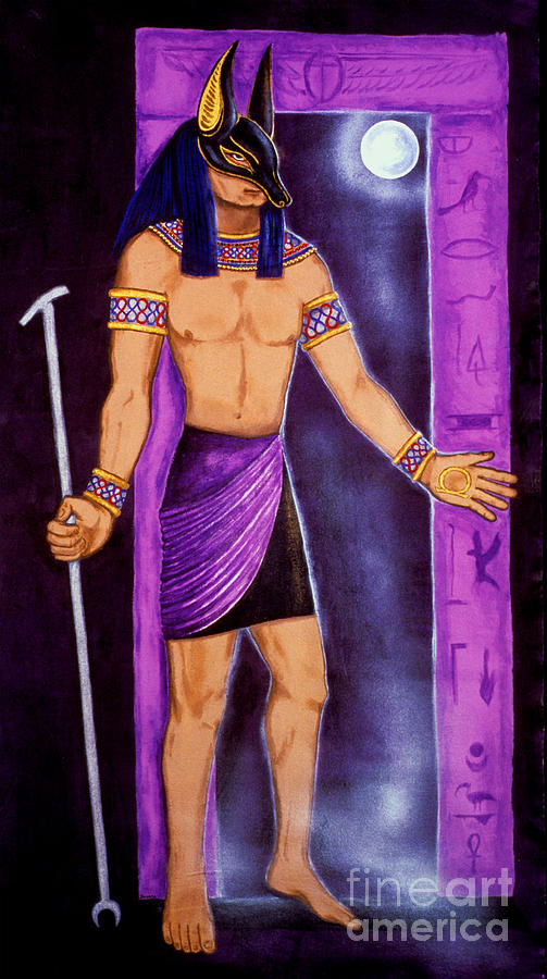 Anubis Painting by Diveena Seshetta - Fine Art America