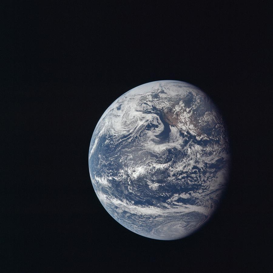 Apollo 11 Earth View From Space. View Photograph by Everett