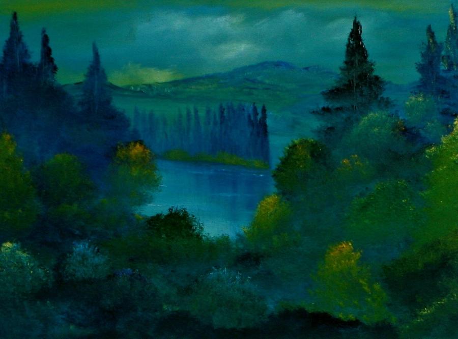 Appalachians Painting by David Snider - Fine Art America Appalachians Painting by David Snider - Fine Art America