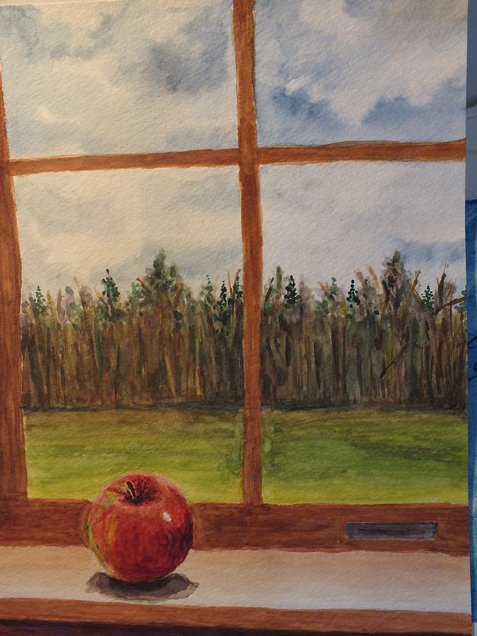 Apple Painting by Christopher Lin | Fine Art America