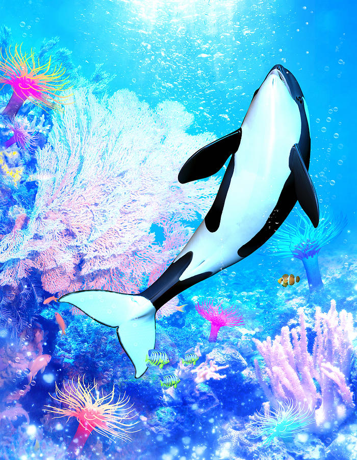 Aquatica Digital Art by Simone Gatterwe