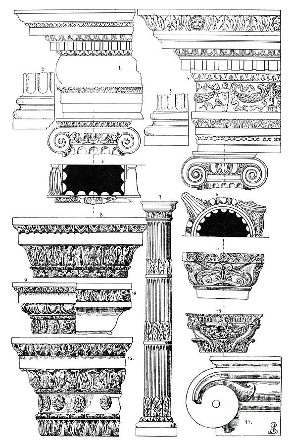 Architecture: Columns Photograph by Granger - Pixels