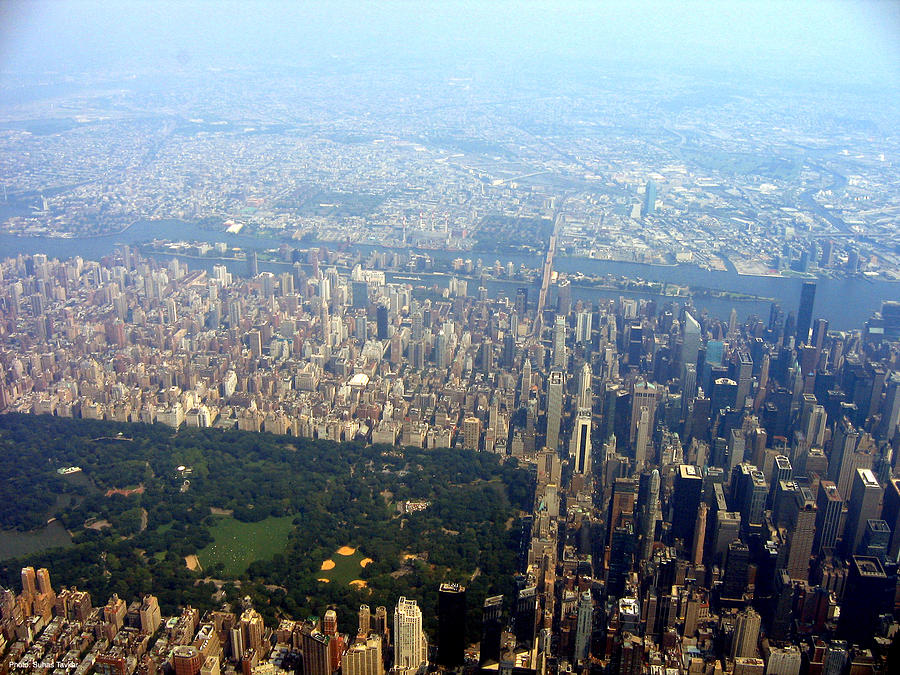 Ariel View Of New York City Photograph by Suhas Tavkar