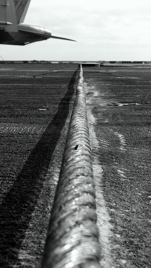 Arresting Cable Photograph by Eric Neitzel - Pixels