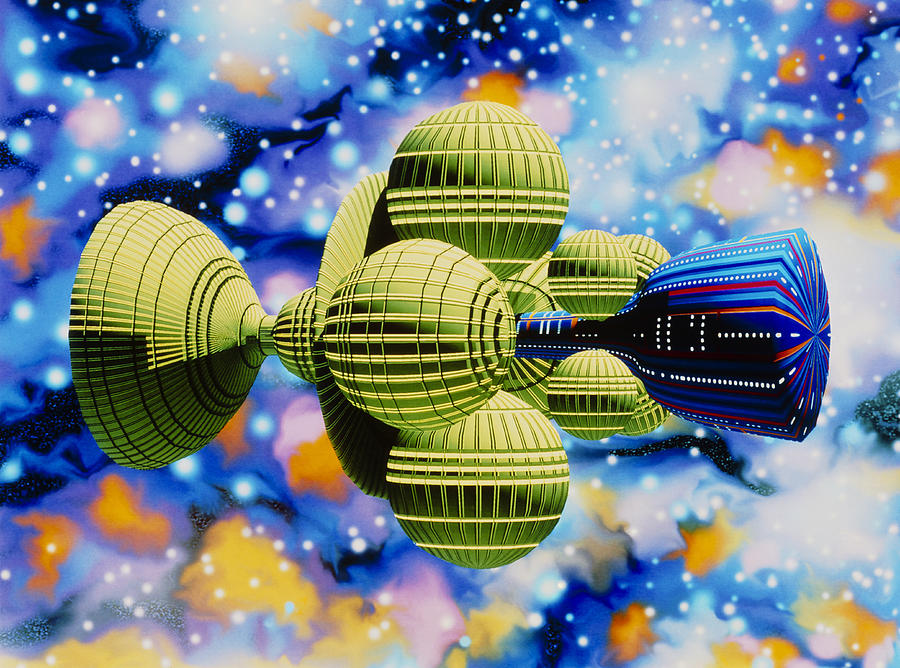 Artwork Of Daedalus Starship Photograph by Julian Baum | Fine Art America