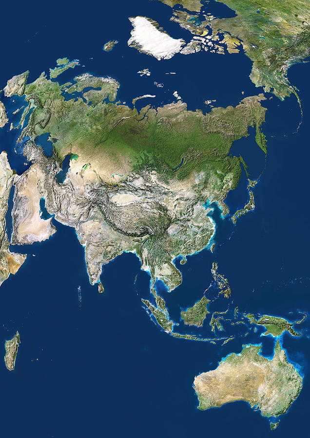 Asia by Planetobserver / Science Photo Library