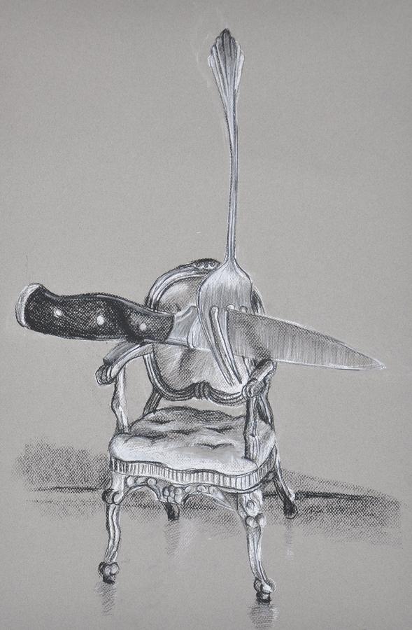 Assuming Position Drawing by Mary Byrd - Fine Art America