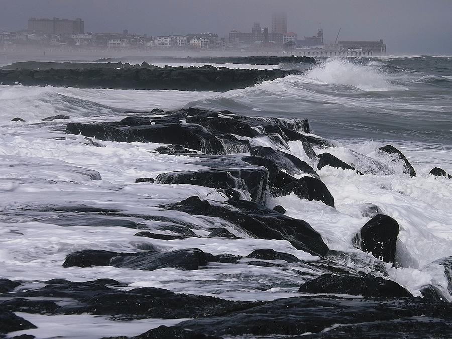 Atlantic Jetty Photograph by William Walker - Pixels