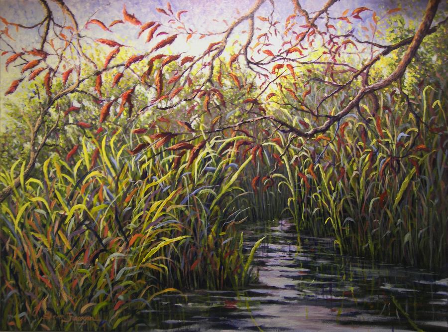 Back into the Reeds Painting by Steven Finnegan - Fine Art America