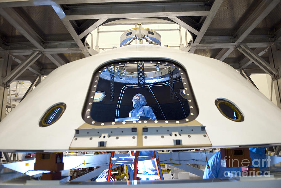 Backshell Preparation Photograph by NASA/Jim Grossmann - Fine Art America