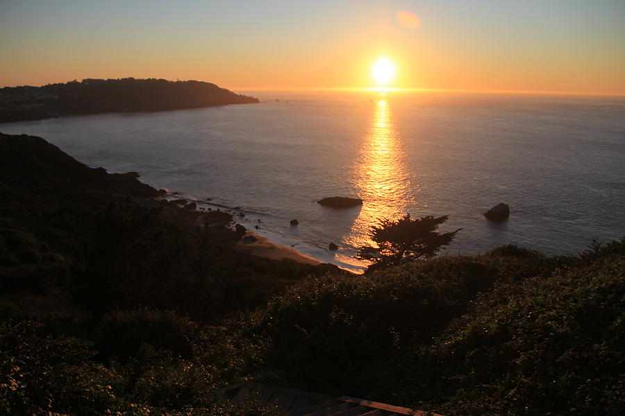 Baker Beach Sunset Photograph by Daniel Appelt - Fine Art America