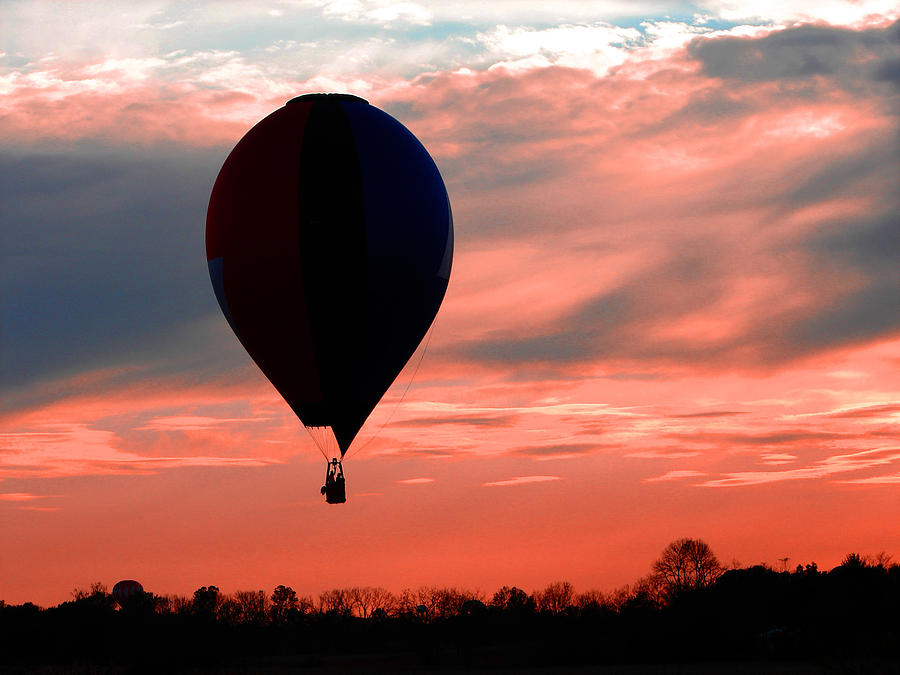 Balloon sunset Photograph by Brian Stevens - Fine Art America