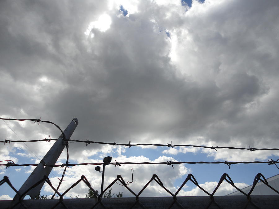 Barb-Wire Sky Photograph by Guy Ricketts - Fine Art America