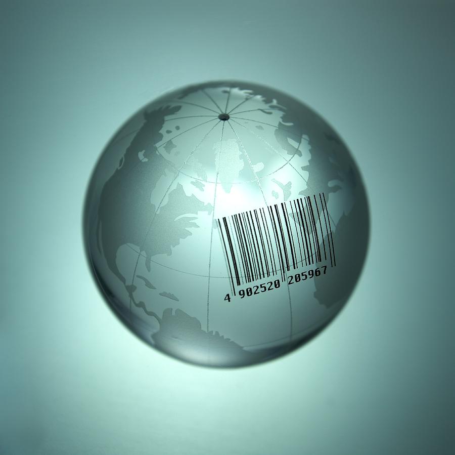 Barcoded Earth by Adam Gault / Science Photo Library