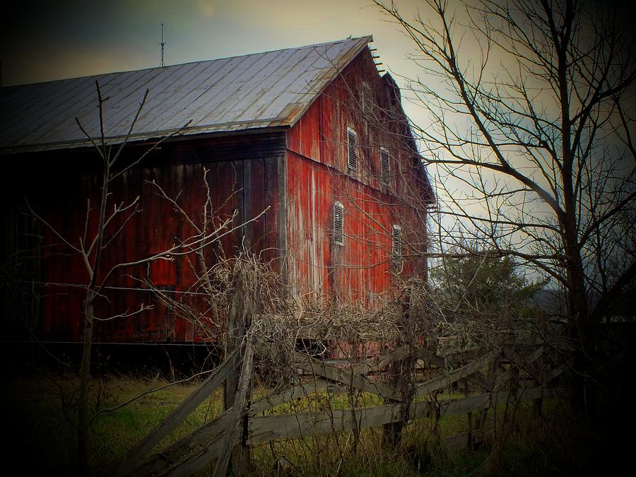 Barn Front Photograph by Michael L Kimble - Fine Art America