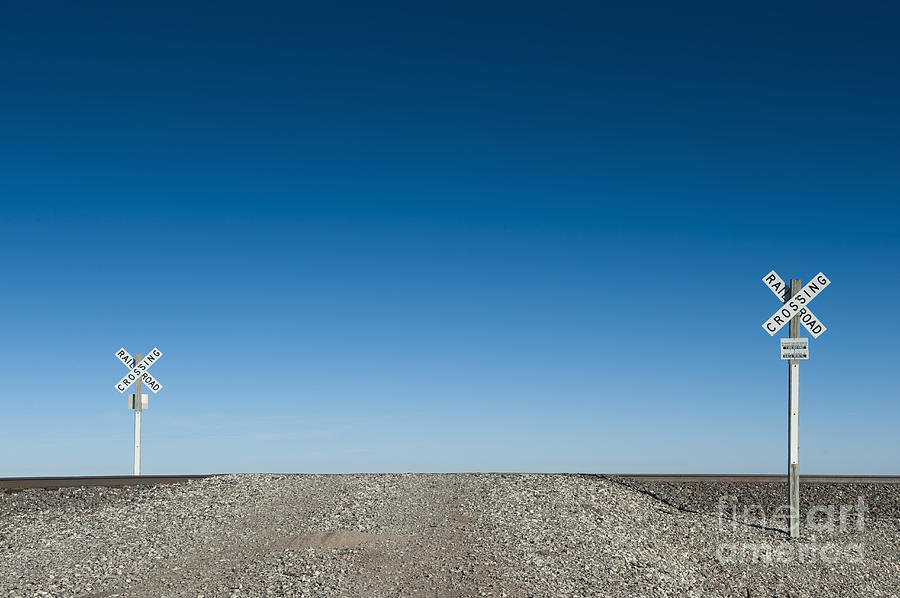 Basic Railroad Crossing Photograph by Dave & Les Jacobs - Pixels