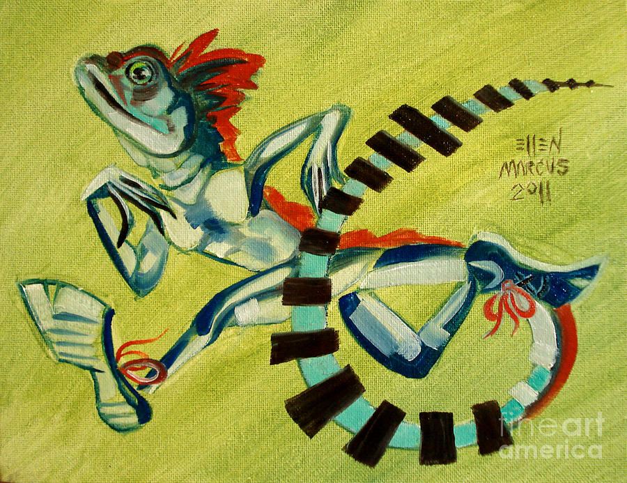 Basilisk Painting by Ellen Marcus - Pixels