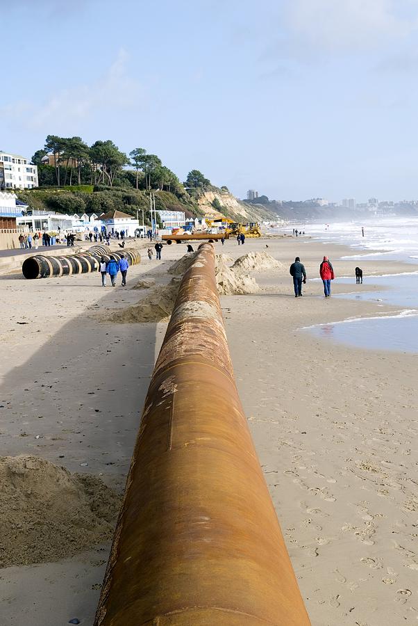 Beach Replenishment Photograph by Adrian Bicker