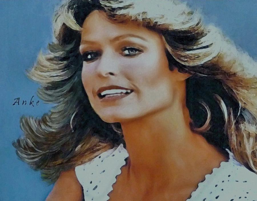 Beloved - Farrah Painting by Anke Wheeler | Fine Art America
