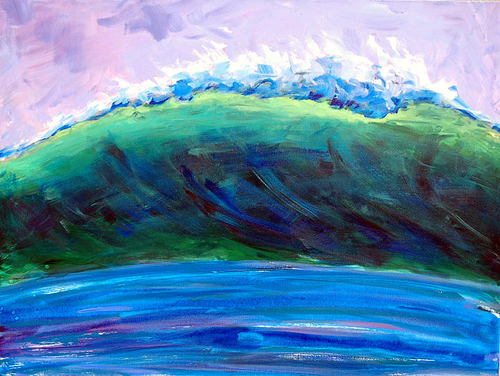 Big Peak Painting by Greg Stuart - Fine Art America