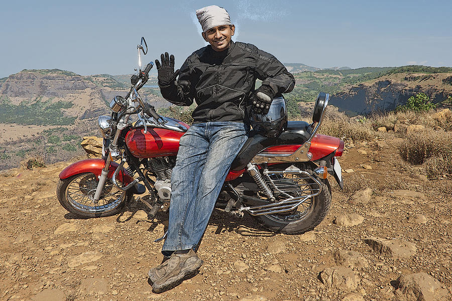 Biker Waves Photograph by Kantilal Patel - Fine Art America