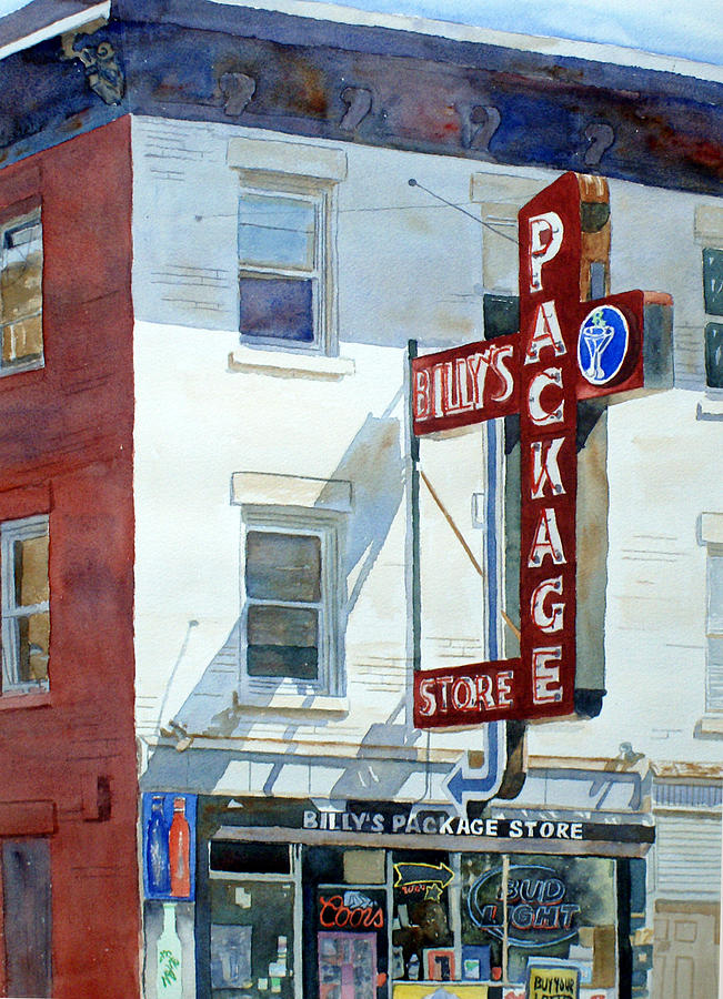 Billy's Package Store Painting by Katie Beecher | Fine Art America