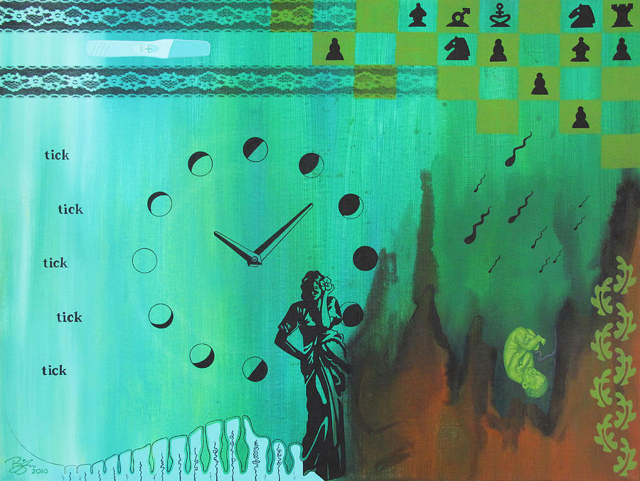 Biological Clock Painting by Lance Bifoss - Fine Art America