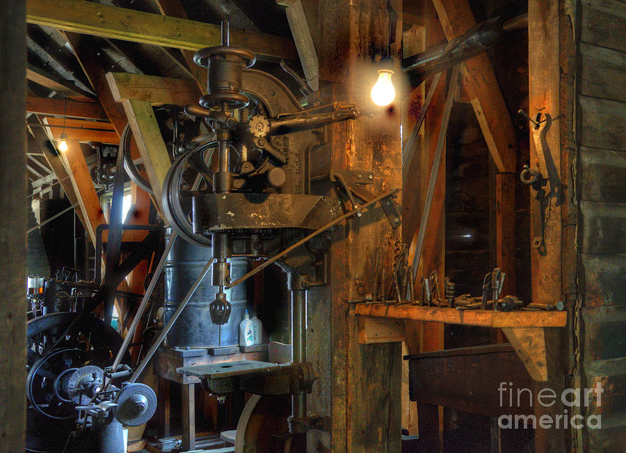 Blacksmith Workshop Photograph by Bob Christopher - Fine Art America