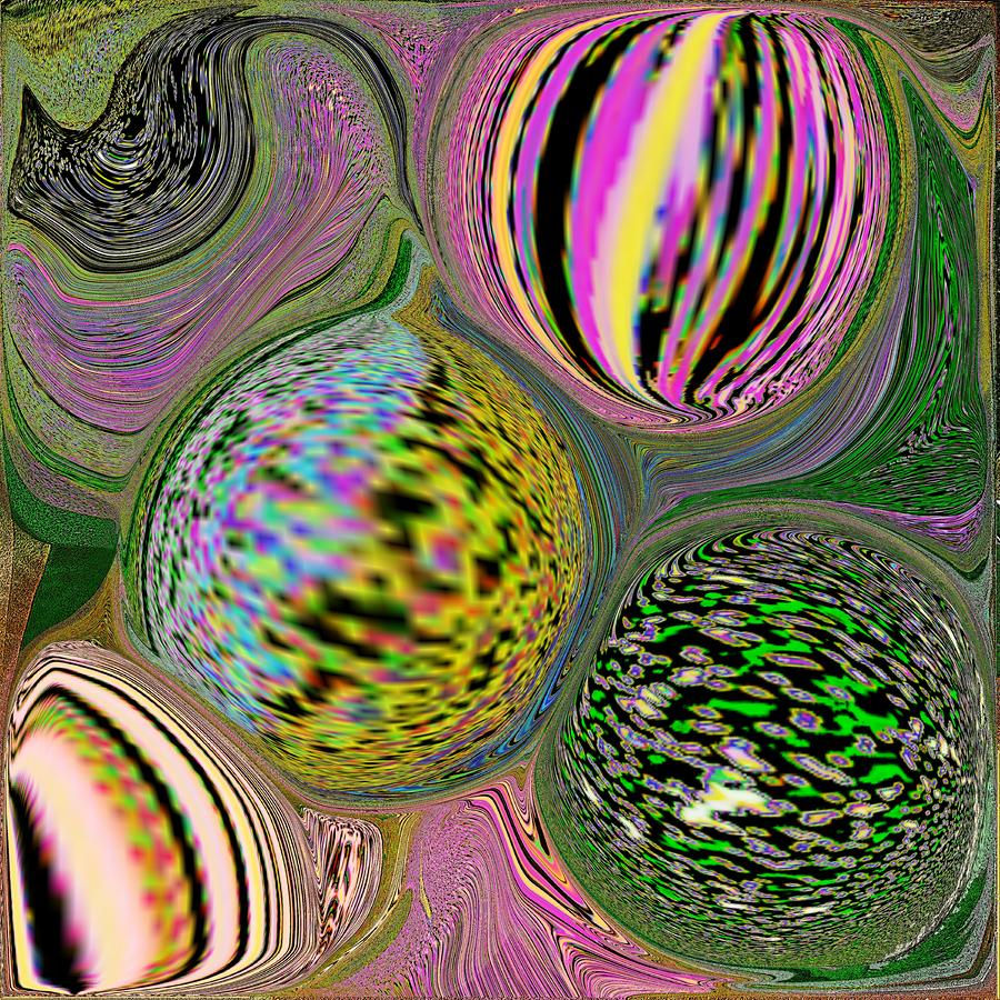 Blobs of Color Digital Art by Rhonda Lee - Fine Art America