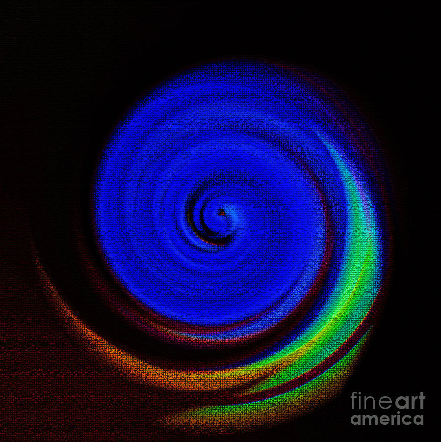 Blue Vortex Photograph by William Hanus - Fine Art America