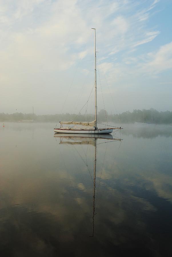 Boat reflection Photograph by Daniel Kett | Fine Art America