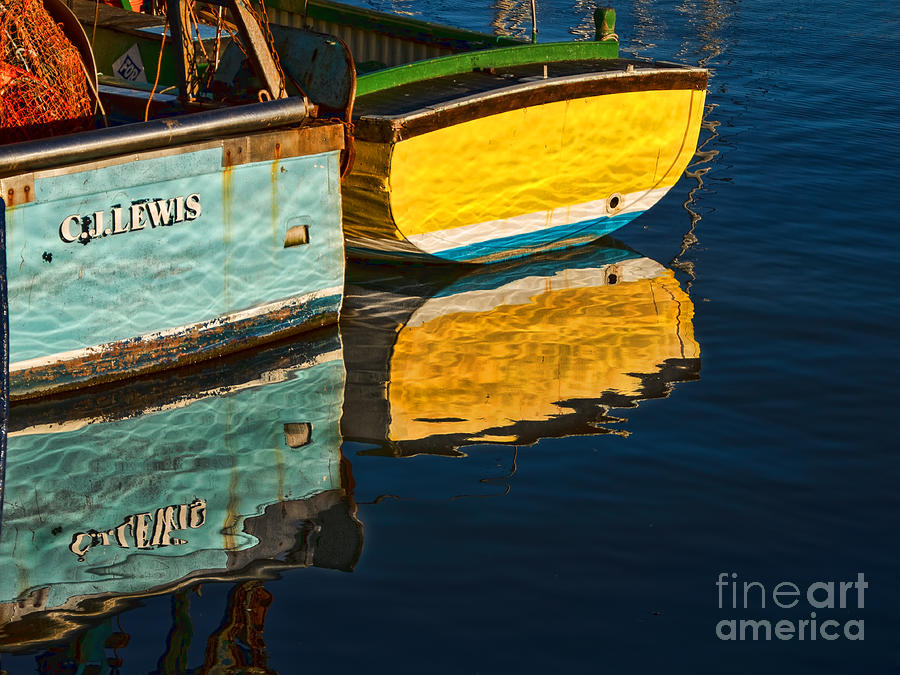 Boat Reflections Photograph by John D Hare - Fine Art America