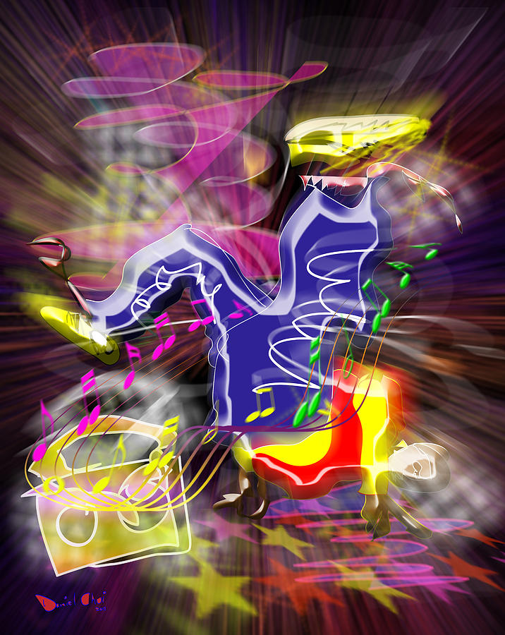 Break Dancer 2 Digital Art by Daniel Chui | Fine Art America