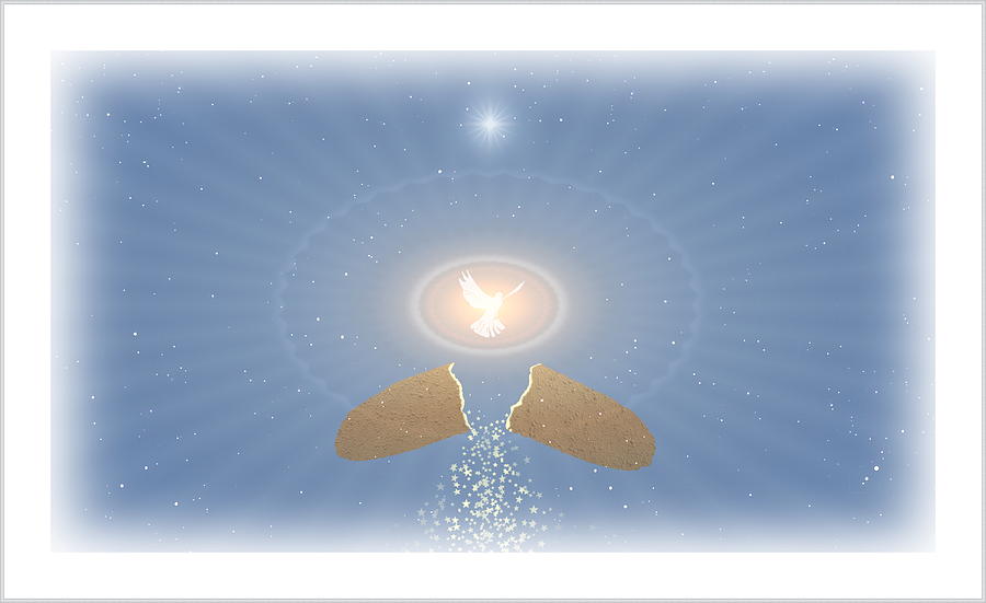 Breaking bread Digital Art by Harald Dastis | Fine Art America