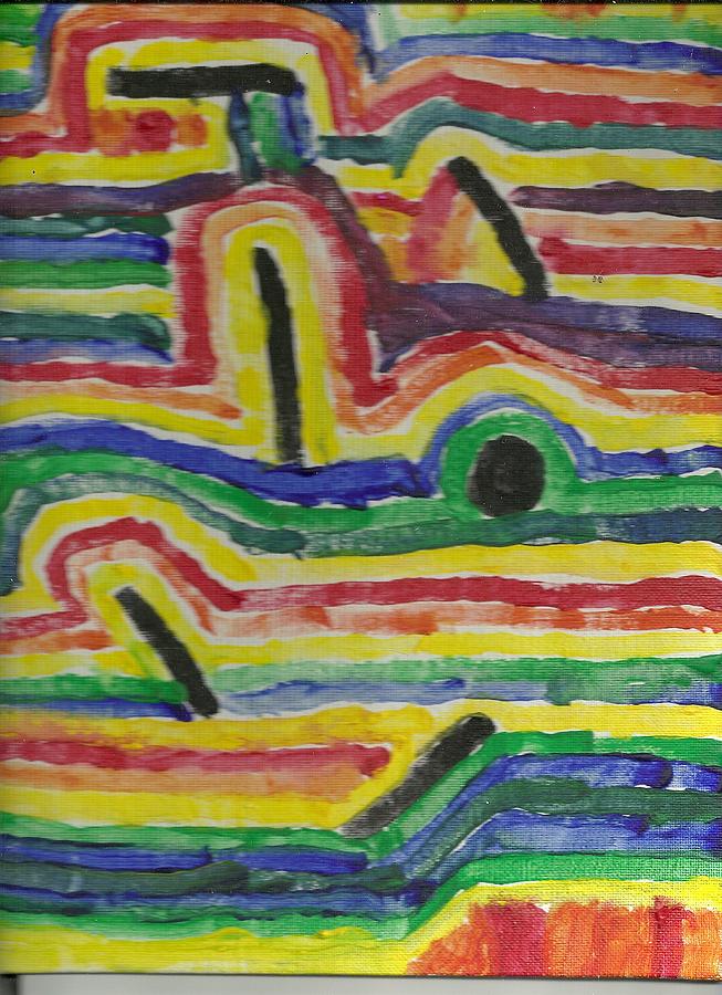 Broken Rainbow Drawing by David Rubin - Fine Art America