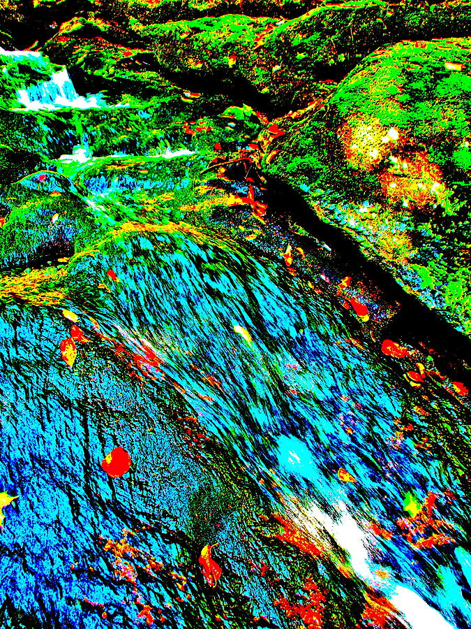 Brook Texture 105 Photograph by George Ramos - Fine Art America