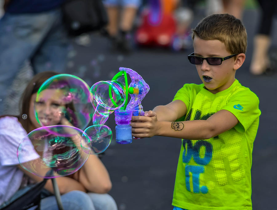 Bubble face Photograph by Brian Stevens - Fine Art America