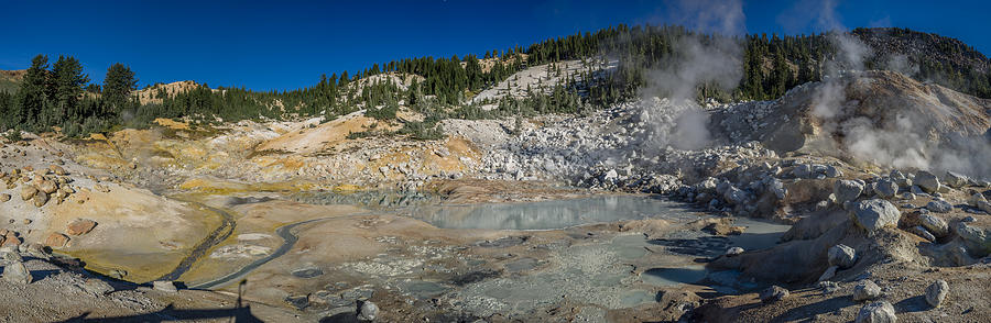 Bumphass Hell Panorama Photograph by Greg Nyquist | Fine Art America